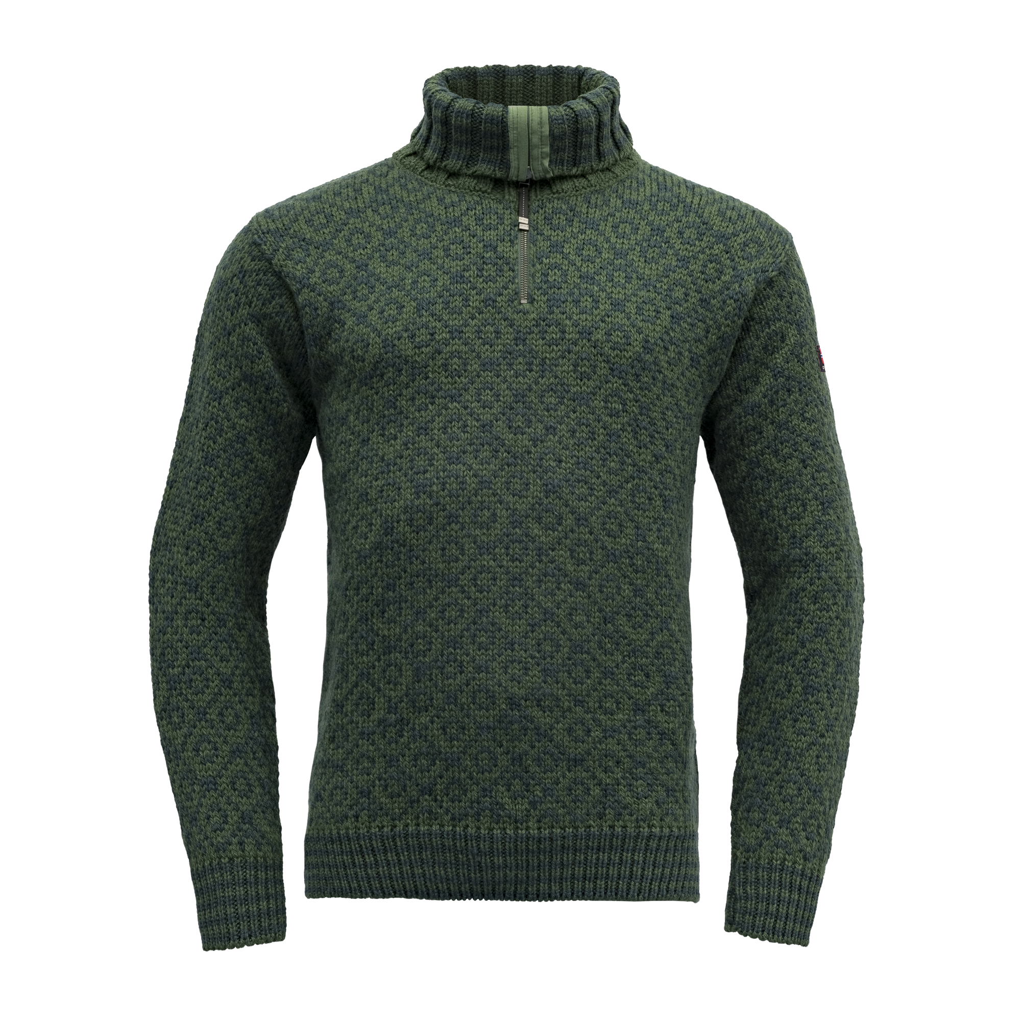 SVALBARD WOOL ZIP NECK - Devold of Norway